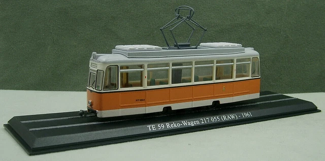 [TRAMWAYS DU MONDE] - TE 59 Reko-Wagen 217 055 (RAW). 1961 - Éd° Atlas ...