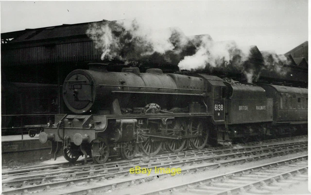 PHOTO 6X4 RAILWAY Steam Engine 6148 ex LMS 4-6-0 at Crewe c1948 £4.00 ...