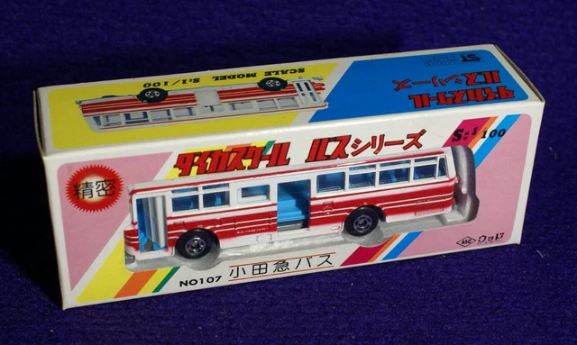 AOSHIN ASC 107 Hino Re120 Bus 1/100 Scale Die Cast Red White Japan £20. ...