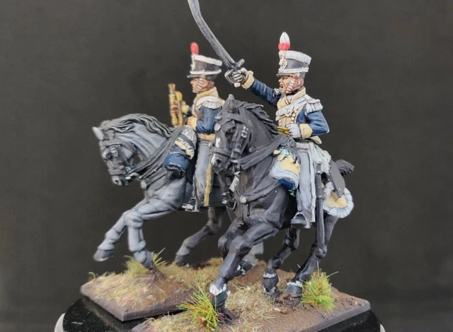 28MM NAPOLEONIC BRITISH Light Dragoons. Painted. Perry's Miniatures £85 ...