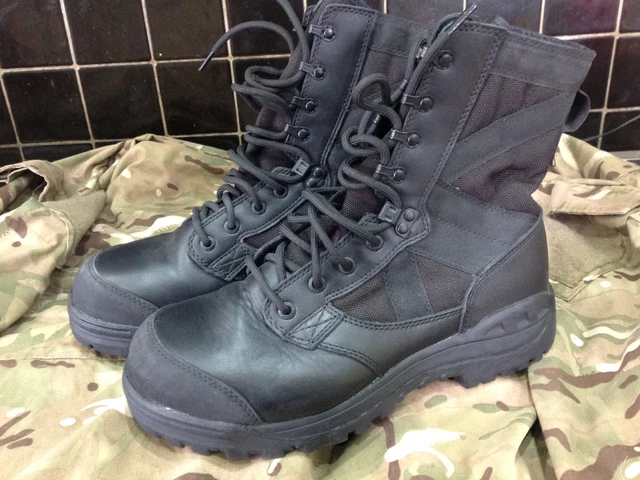 BRITISH ARMY ISSUE Magnum scorpion patrol boots Size 9 L Steel Toe Cap ...