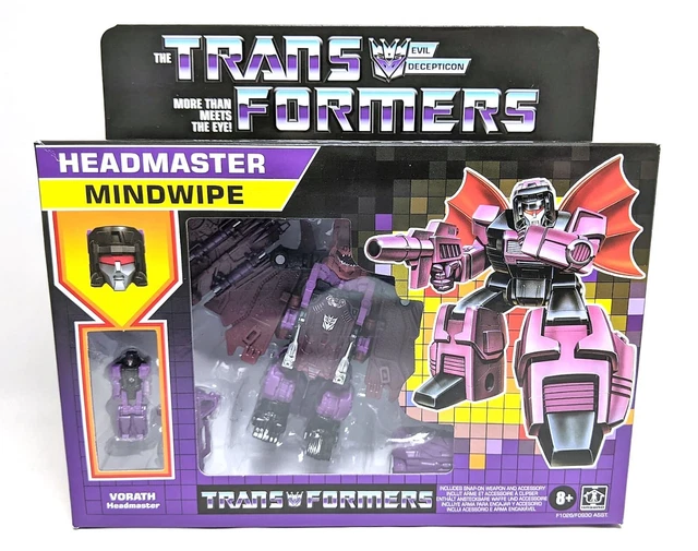 TRANSFORMERS GENERATIONS RETRO Headmaster Mindwipe Deluxe (Titans ...