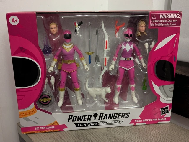 NEW POWER RANGERS Lightning Collection Mighty Morphin Zeo Pink Ranger ...