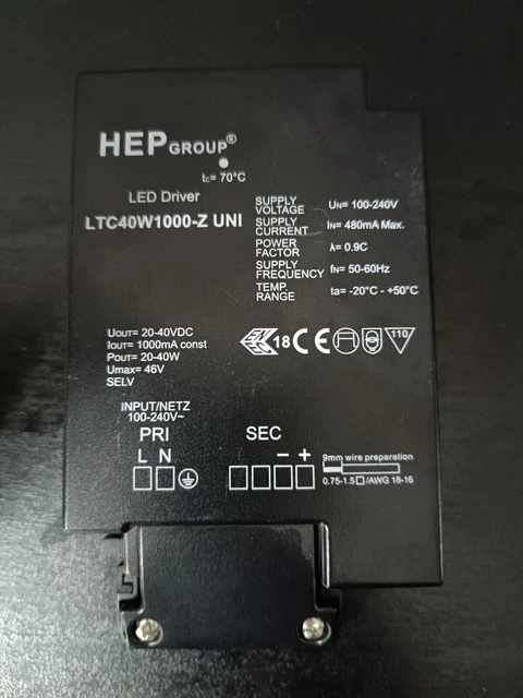 TRASFORMATORE HEP GROUP. Led Driver 4 Pezzi EUR 20,00 - PicClick IT