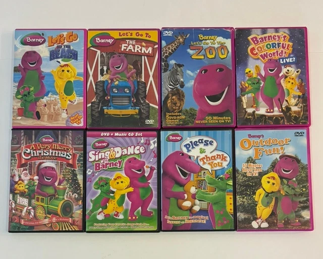 BARNEY DVD LOT Of 8 CD $15.37 - PicClick CA