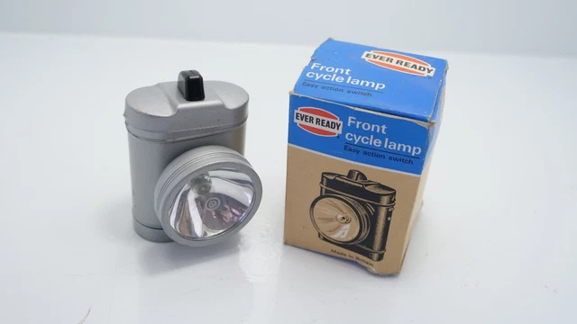 VINTAGE EVER READY Front Cycle Lamp Boxed Unused 1980's No. 2306 £14.99 ...
