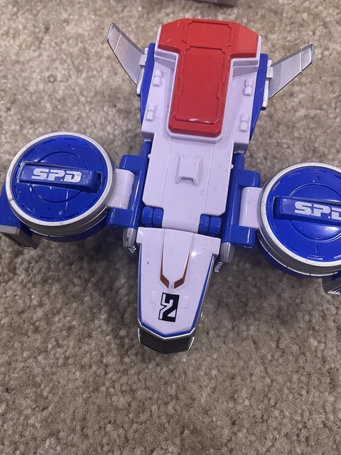 COMPLETE POWER RANGERS Blue Spd Transforming Zord Morphin Delta Runner ...