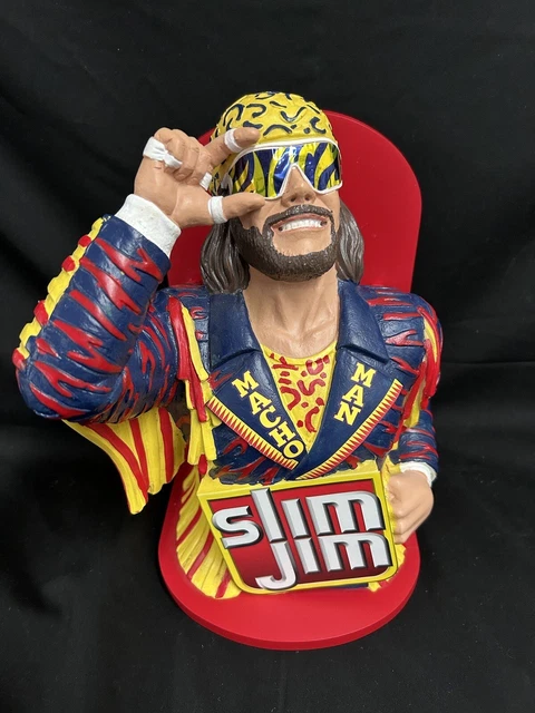 MACHO MAN RANDY SAVAGE RARE SLIM JIM DISPLAY NEW In Box WWE WCW 2021 ...