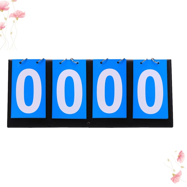 FOUR SCOREBOARDS FLIP Numbers Chart Flipper Divider Desktop £15.05 ...