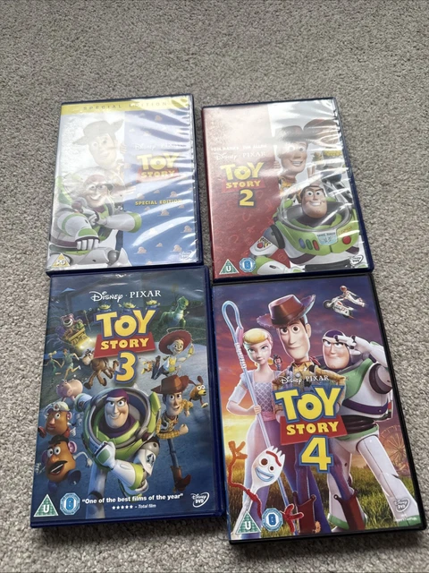 DISNEY PIXAR TOY Story Complete 1-4 Bundle Collection Animated Kids ...
