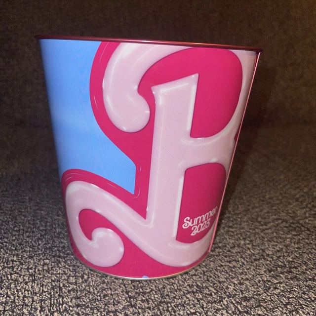 BARBIE THE MOVIE 2023 Cinemark Embossed Popcorn Tin Bucket NEW £33.94 ...