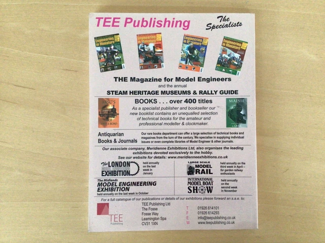 HISTORIC ENGINES WORTH Modelling - Anthony Mount - Volume 1 £4.99 ...