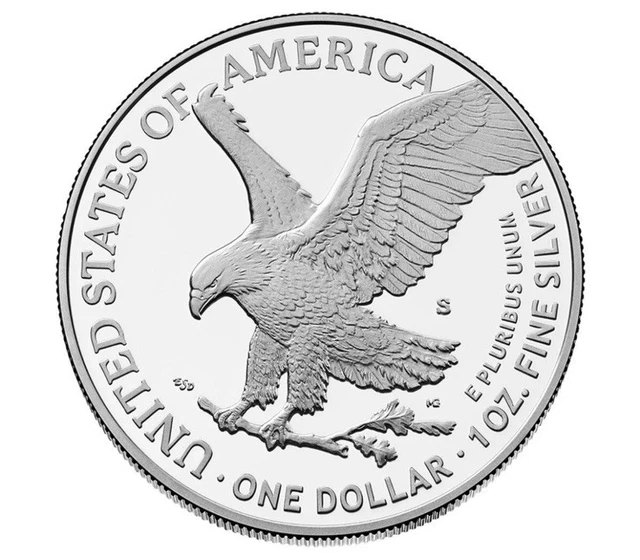 250TH ANNIVERSARY US Navy American Eagle One Ounce Silver Proof Coin £ ...