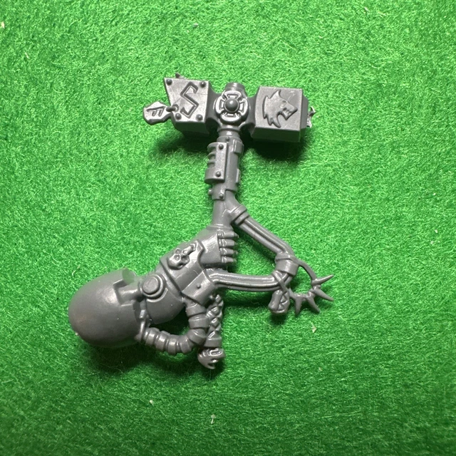 WARHAMMER 40K MARINE Wolves Terminator Thunder Hammer Weapon Arm Spare ...