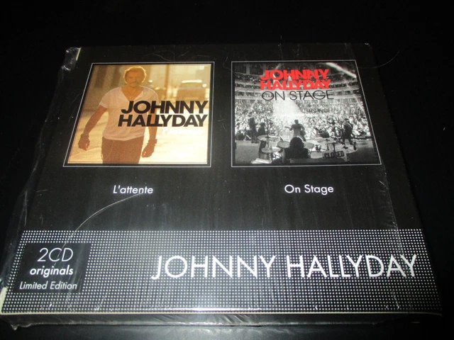 COFFRET 3 CD (1 simple & 1 double) "JOHNNY HALLYDAY : L'ATTENTE / ON ...