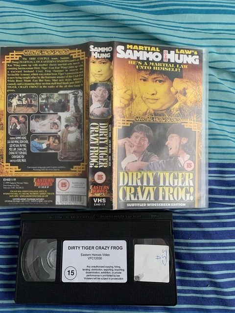 DIRTY TIGER CRAZY Frog Eastern Heroes VHS - Sammo Hung - Free Postage £ ...