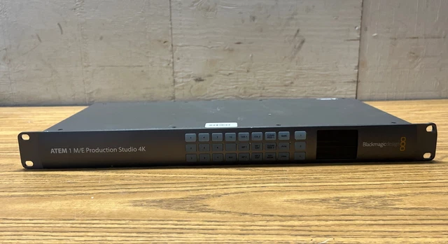 BLACKMAGIC DESIGN ATEM 1 M/E PRODUCTION STUDIO 4K montage en rack EUR ...