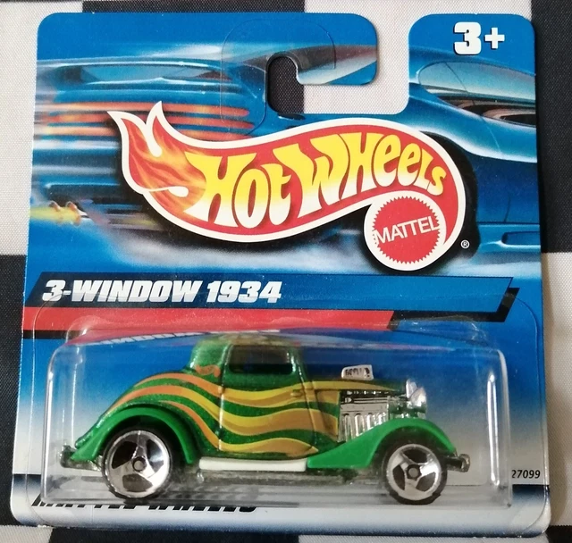 2000 HOT WHEELS 3 Window 1934 Short Card Collector No 132 £4.95 ...