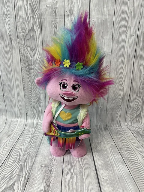 DREAMWORKS TOY DOLL Trolls World Tour Dancing & Singing Poppy Fully ...