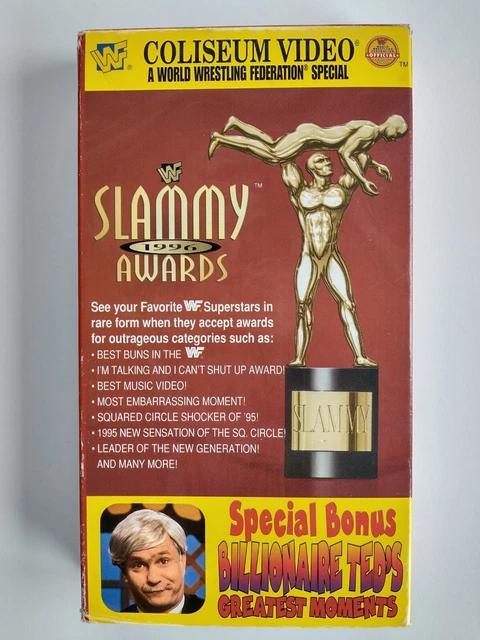 WWF COLISEUM VIDEO 1996 Slammy Awards VHS US Release - WWE Wrestling Bret Hart £34.99 - PicClick UK