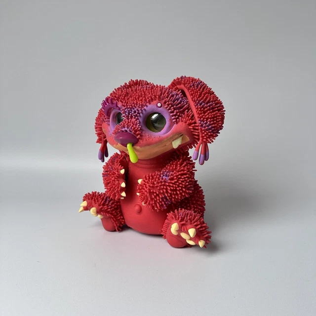 RARE XENO INTERACTIVE Baby Monster Pet Toy Burnt Orange Red Talking ...