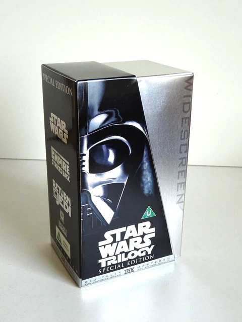 STAR WARS TRILOGY Special Edition Widescreen VHS Video UK PAL Box Set - NOT DVD £18.99 - PicClick UK