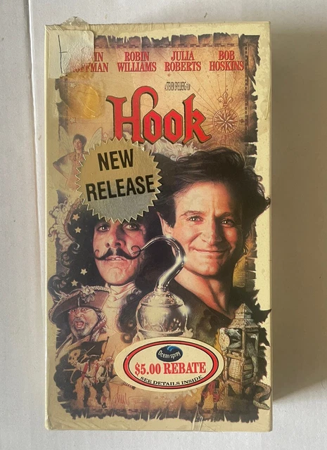 HOOK (VHS, 1992) Robin Williams , Dustin Hoffman , Julia Roberts ...