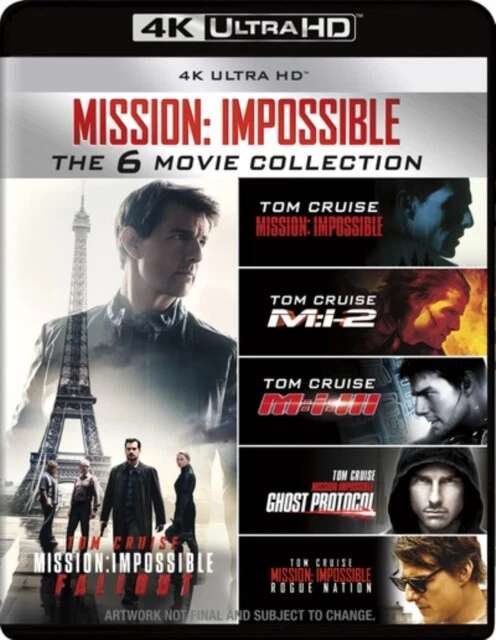 NEW MISSION IMPOSSIBLE - The Movie Collection 4K Ultra HD + Blu-Ray £ ...