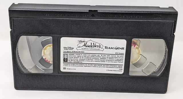 VHS DISNEY ALADDIN'S Arabian Adventures Team Genie 1996 Aladdin EUR 18 ... VHS DISNEY ALADDIN'S Arabian Adventures Team Genie 1996 Aladdin EUR 18 ...
