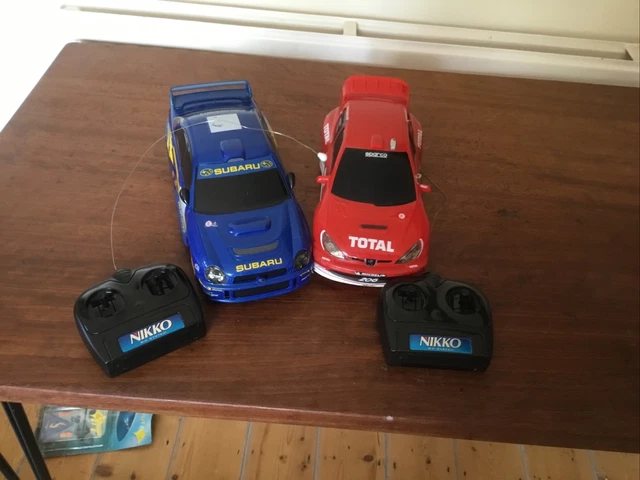 NIKKO PEUGEOT 206 and Subaru Impreza Rally Rc Cars £35.00 - PicClick UK