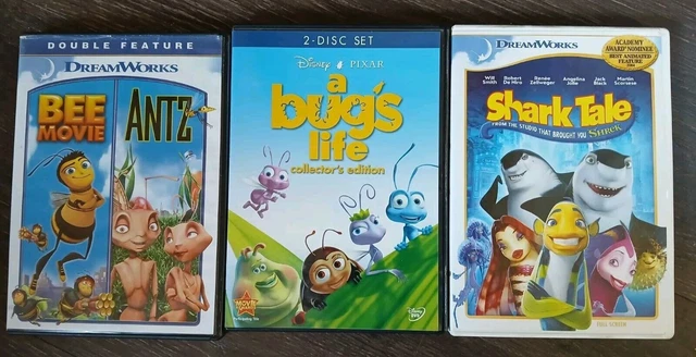 BEE MOVIE***, ANTZ, A Bugs Life, Shark Tale *** 5 DVD Bundle!*** £9.26 ...