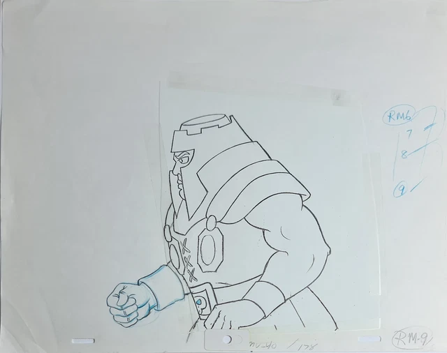HE-MAN MOTU ANIMATION Production Cel Drawing: Ram Man - 2845 £24.84 ...