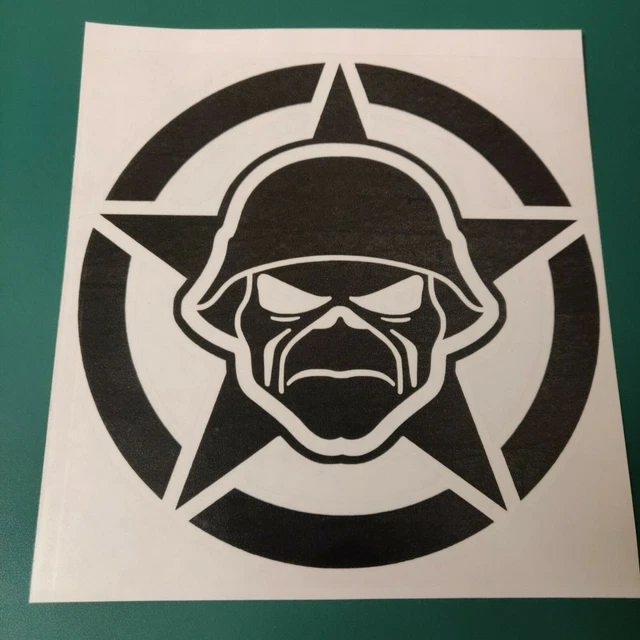 IRON MAIDEN EDDIE Star - 290mm Decal Sticker Vinyl Graphic £12.99 ...