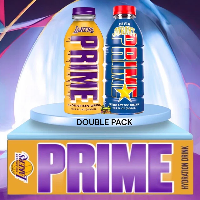 PRIME HYDRATION LA Lakers & Kevin Rare USA Import New Release Drink ...