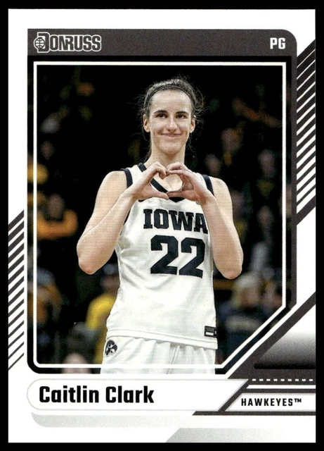 CAITLIN CLARK 2024 Panini Caitlin Clark Collection #11 Donruss Iowa EUR ...