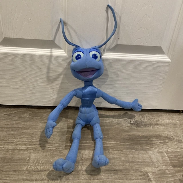 PELUCHE FOURMI DISNEY Pixar Bleu Arc-En-Ciel A Bugs Life Flik Mattel 16 ...