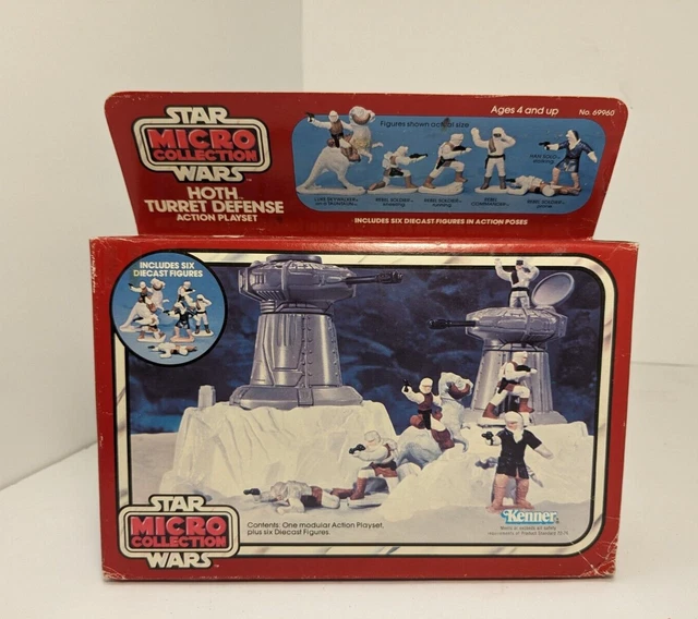 1982 STAR WARS Empire Strikes Back Micro Collection Hoth Turret Defense ...