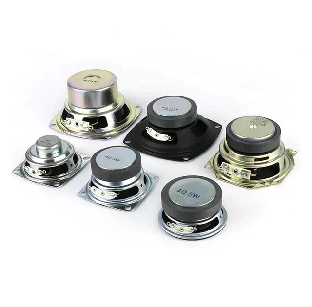 3W 5W 4 Ohm 40/52/66mm Small Speaker Loudspeaker Round / Square Inside ...
