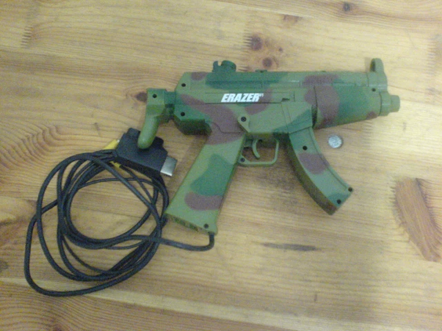 ERAZER MP5 LIGHT gun PS1 TV Adapter Pistole Play Station EUR 39,99 ...