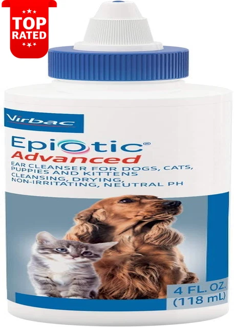 EPI-OTIC ADVANCED EAR Cleanser 8 oz for Dogs and Cats Gentle pH ...