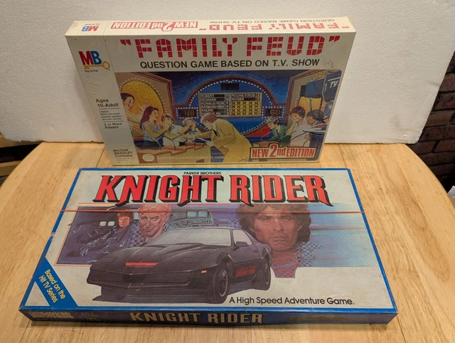 VINTAGE PAIR OF 1970s/80s Board Games "Family Feud" & "Knight Rider ...