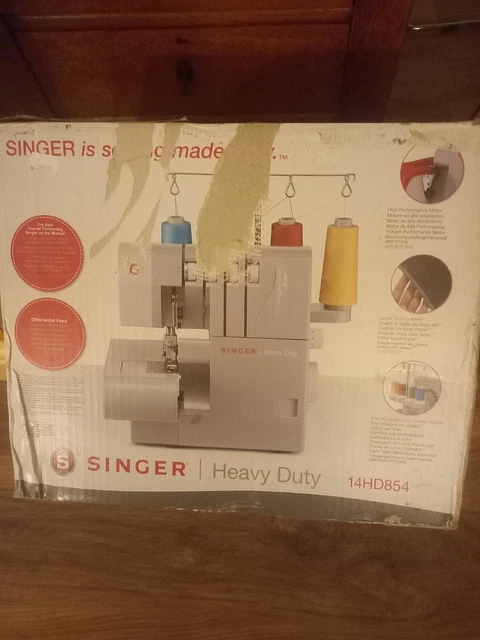 SINGER OVERLOCKER HEAVY Duty sewing machine 14HD854 £151.00 - PicClick UK