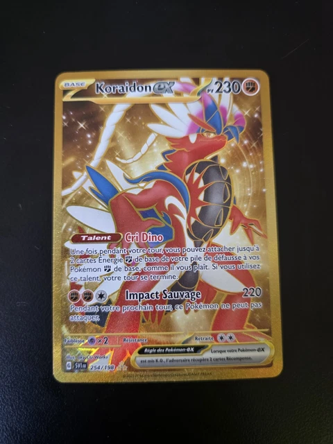 CARTE POKEMON KORAIDON Ex 254/198 Fr Secrète EUR 19,04 - PicClick FR