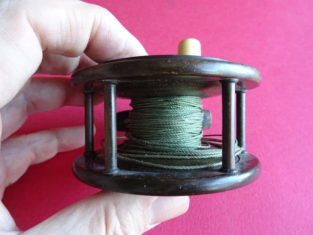 RARE VINTAGE MALLOCH Of Perth Ebonite/Brass Patent Centredrag Perth ...