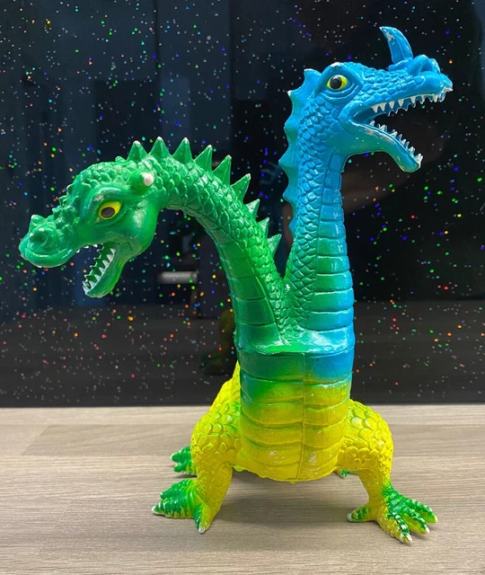 VINTAGE 1983 IMPERIAL Toys - Two Headed Dragon Monster Figure - Fantasy ...