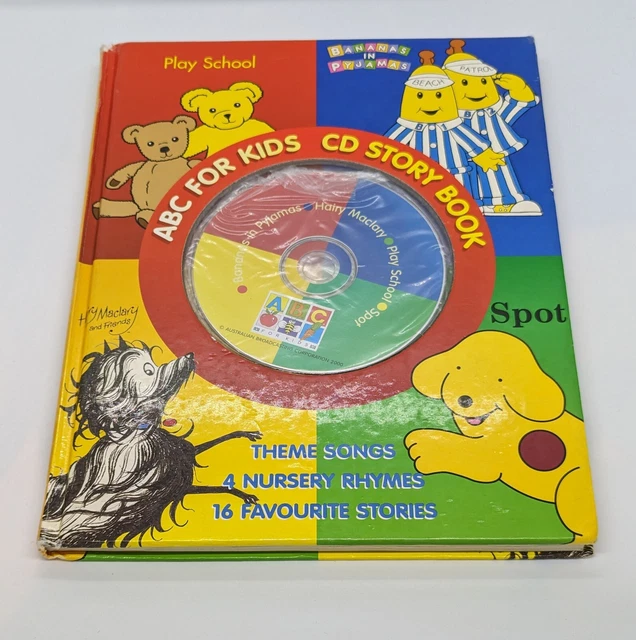 ABC FOR KIDS CD Story Book Spot Bananas in Pyjamas Hairy Maclary Play ...