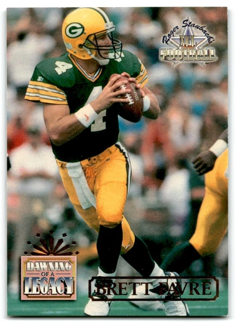 1994 TED WILLIAMS Roger Staubach's NFL Brett Favre Green Bay Packers ...