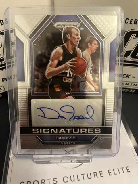 2022-23 PANINI PRIZM Signatures DAN ISSEL Denver pépites HOF AUTO EUR ...