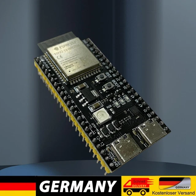 ESP32/ESP32-S3/ESP32-C3 ESP32 SCHEDA di sviluppo doppia tipo-C ESP32-C3-DevKitM-1 EUR 10,36 ...