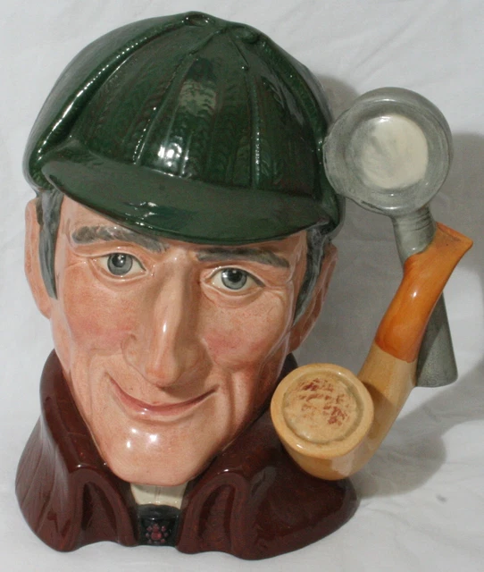 LARGE VINTAGE ROYAL Doulton Character Toby Jug - The Sleuth D6631 - 7 1 ...
